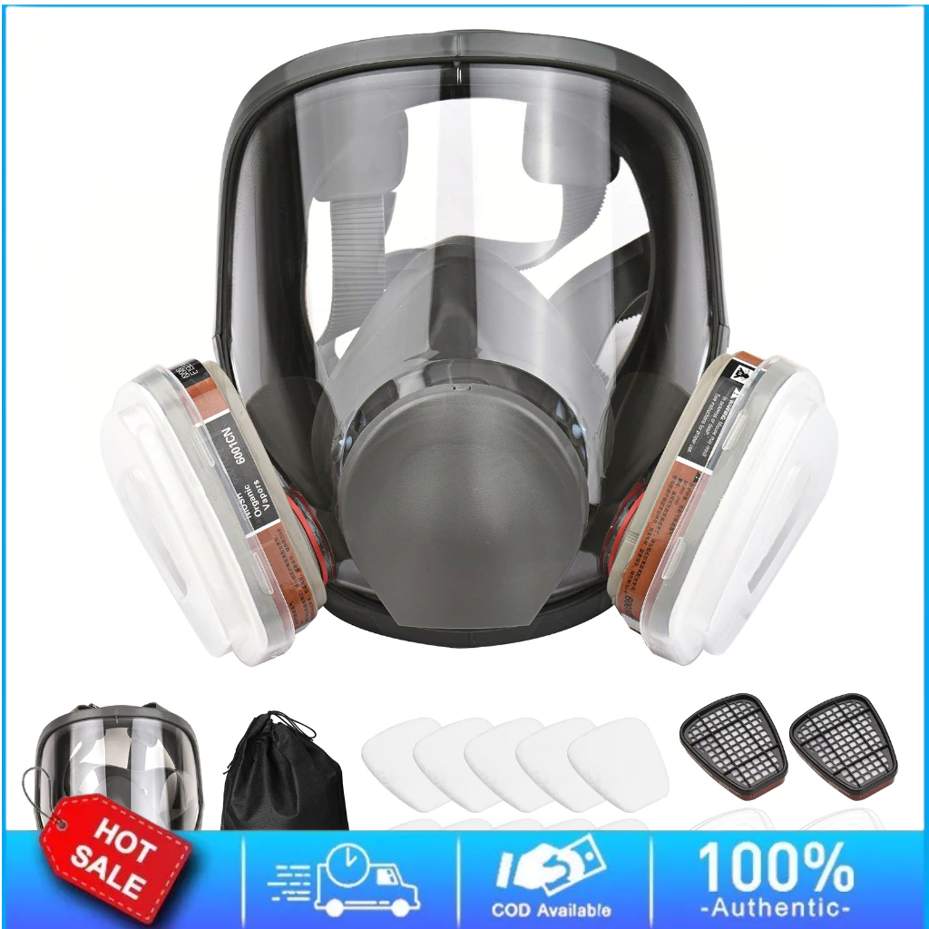 IN Stock 16in1 Full Face Gas Mask Respirator For 6800 Facepiece ...