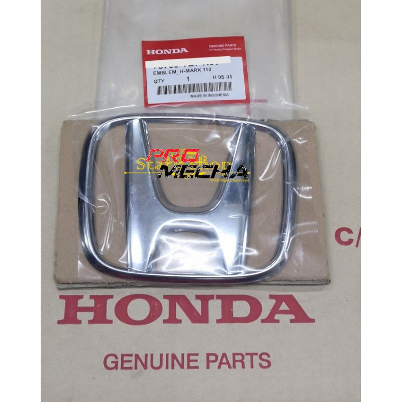 ORIGINAL HONDA BRV ,WRV FRONT GRILLE EMBLEM H LOGO CHROME. BR-V TSA, WR ...
