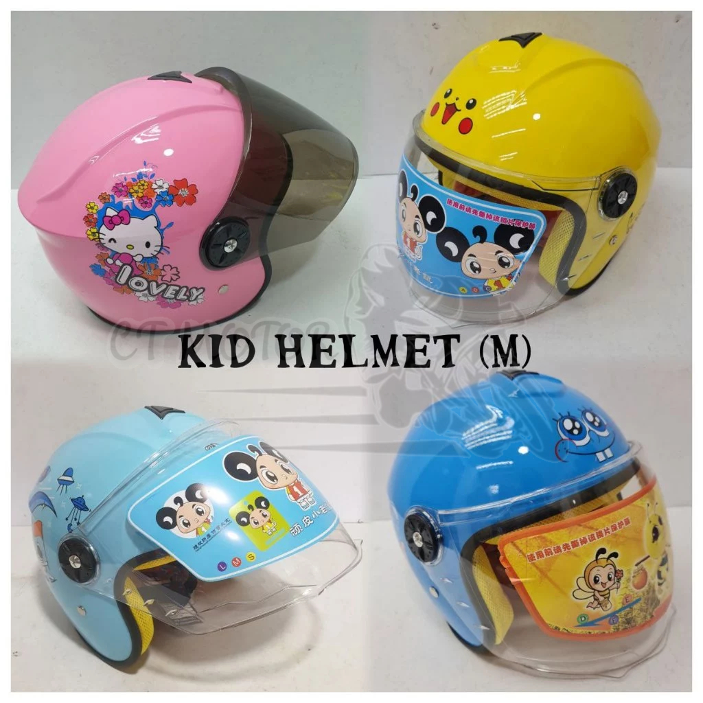 Topi Keledar Budak / Kanak Topi / Budak Topi Hello Kitty, UFO, Pikachu ...
