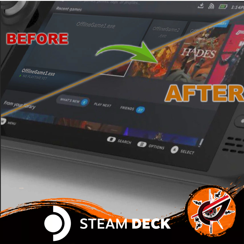 Steam Deck Library Makeover - Photos for Offline Games | STEAM DECK ...