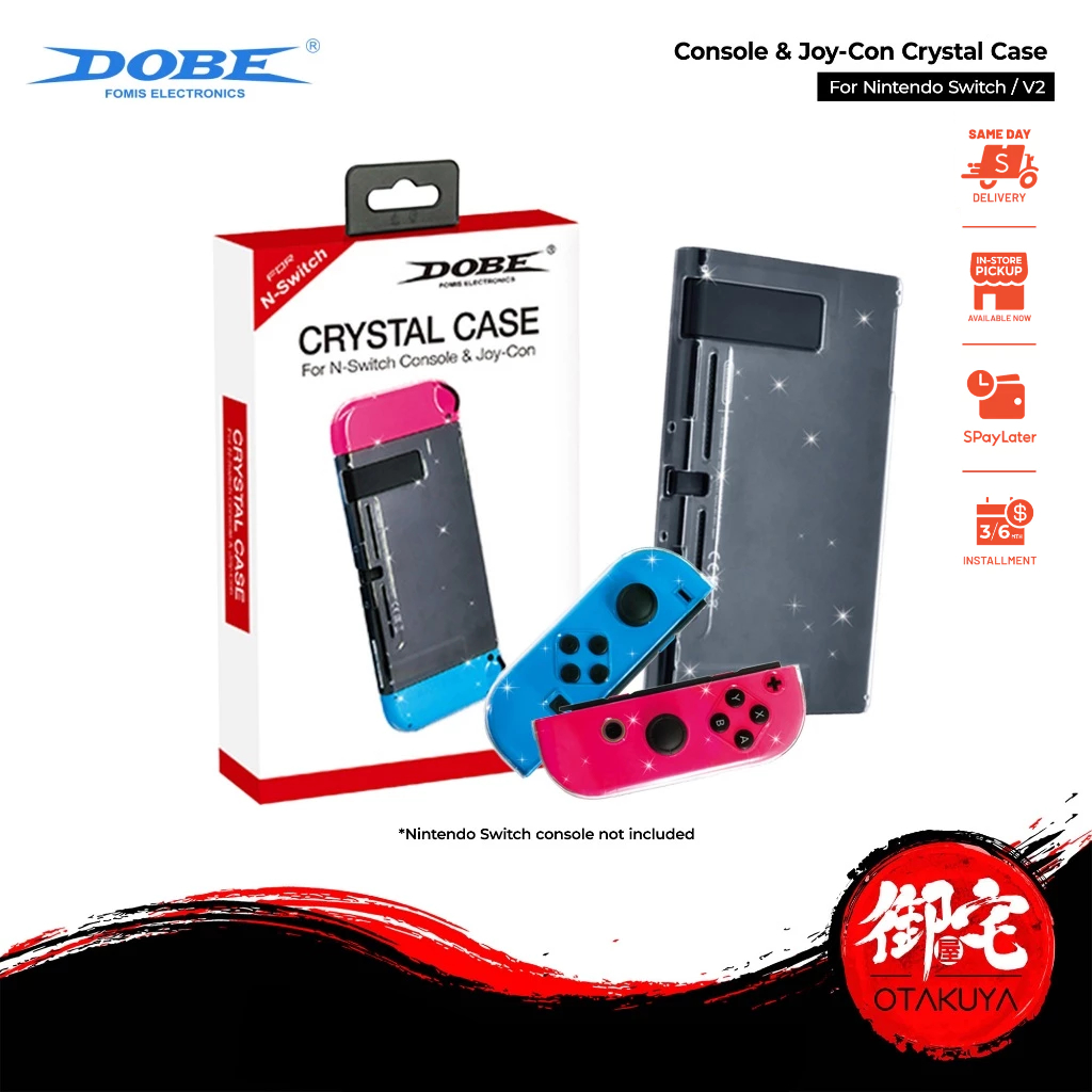 DOBE Nintendo Switch V2 Console And Joy-Con Crystal Case | Shopee Malaysia