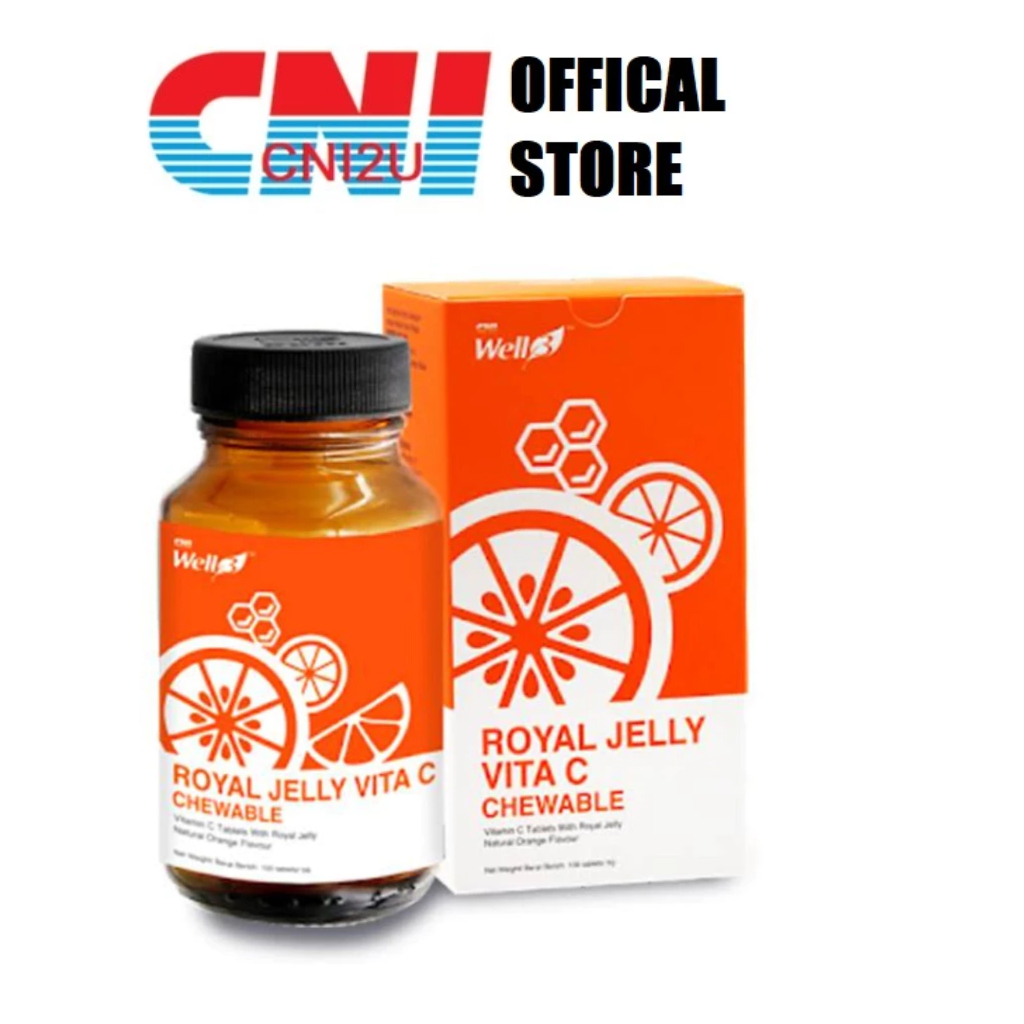 CNI Well3 Royal Jelly Vitamin C (100 Tablets x 250mg) [Exp March 2027 ...