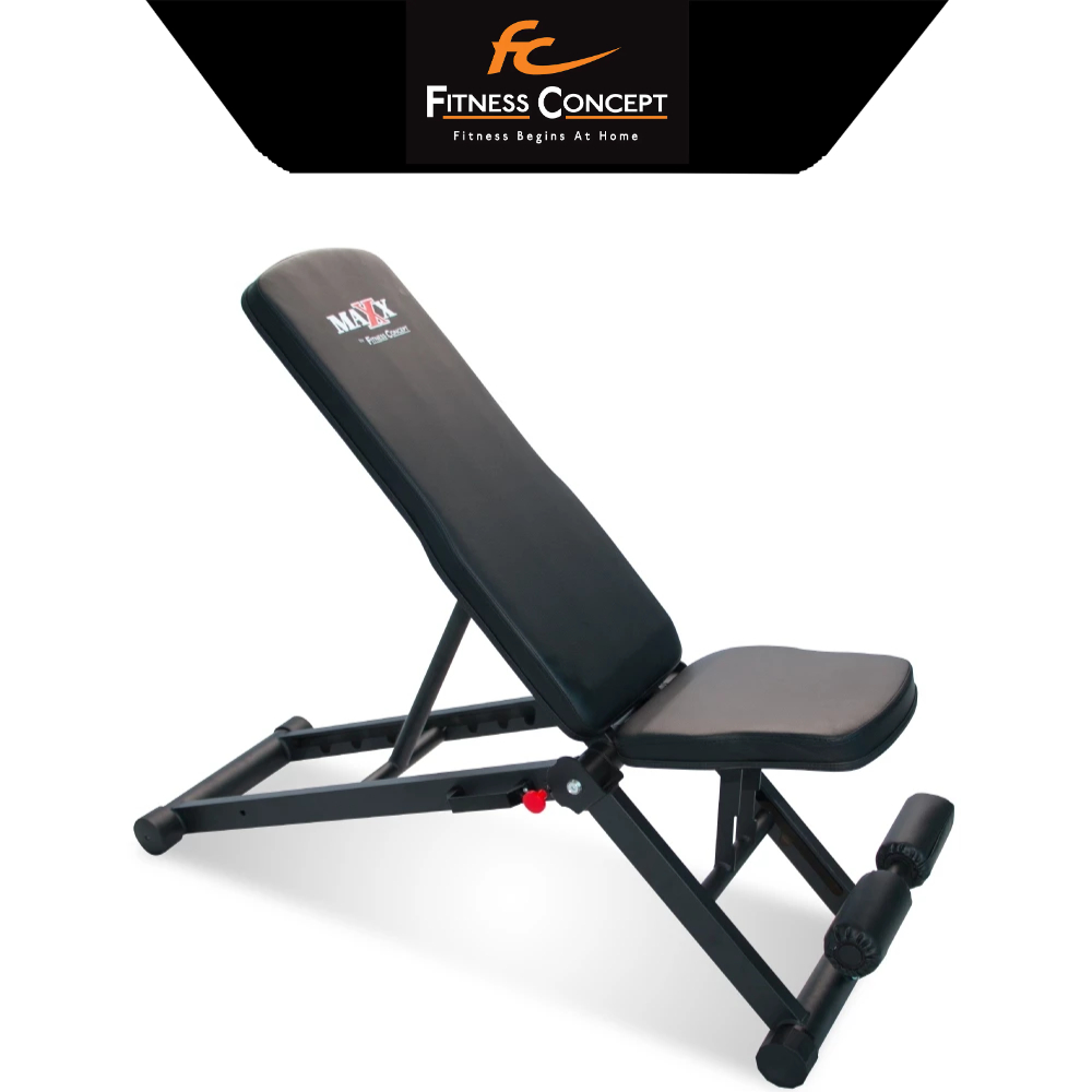 Fitness Concept : Maxx Fitness Fold Flat Bench (Fully Adjustable Bench ...