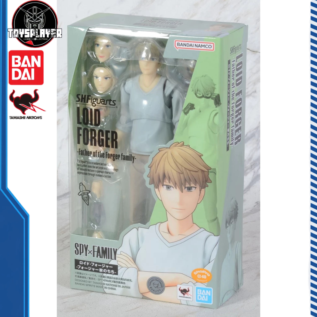 Bandai S.H.Figuarts Loid Forger -Father of the Forger Family Action ...