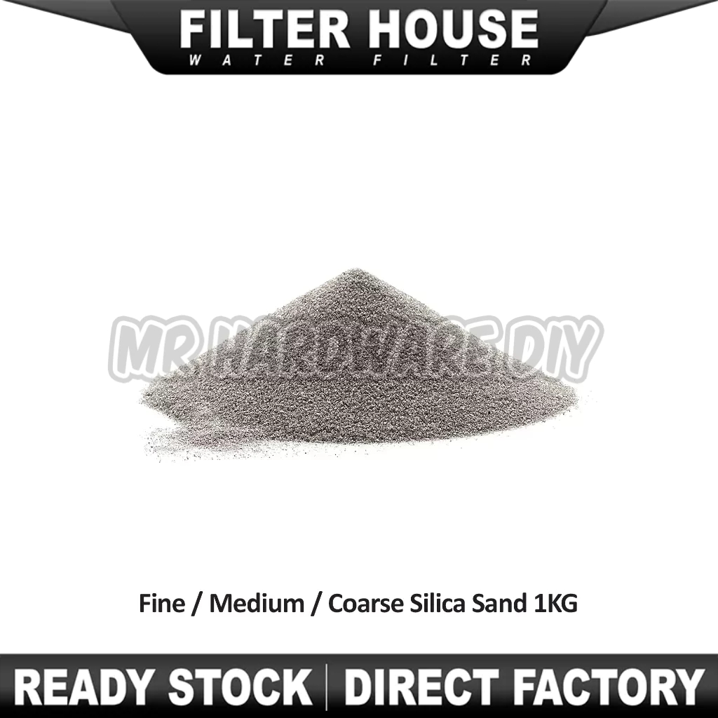 1kg Silica Sand Filtration Media for Outdoor Water Filter Aquarium Pool ...