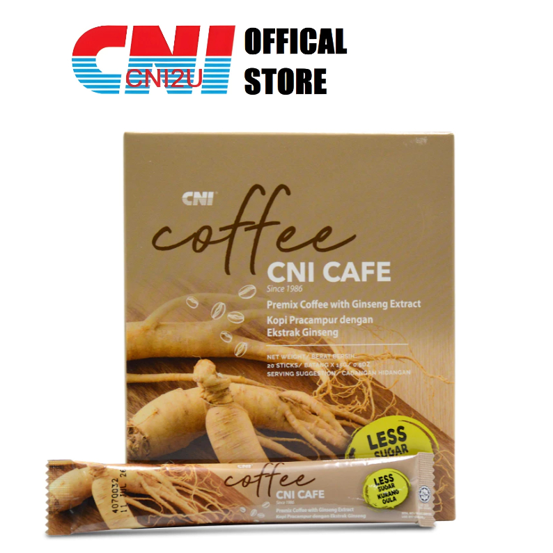 CNI Ginseng Less Sugar Coffee (20 Sticks x 15g) | Shopee Malaysia