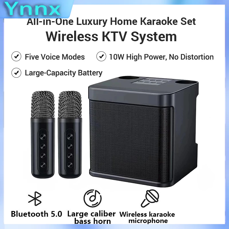 【COD】Speaker Karaoke Set KD-203 Speaker Bluetooth Karaoke Speaker ...