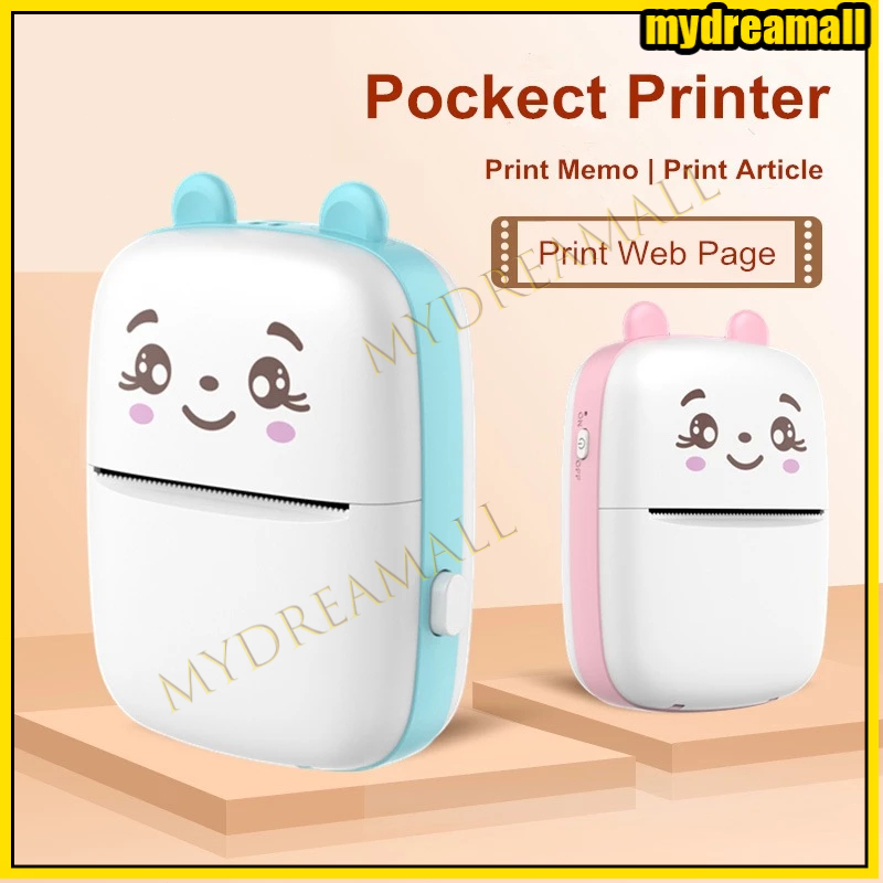 [Ready] Pocket Paper Photo Printer / Mini Portable Thermal Printer ...