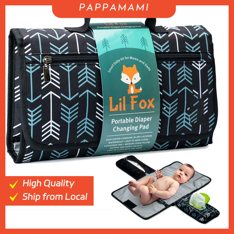 Portable baby changing mat Multifunctional foldable waterproof baby ...