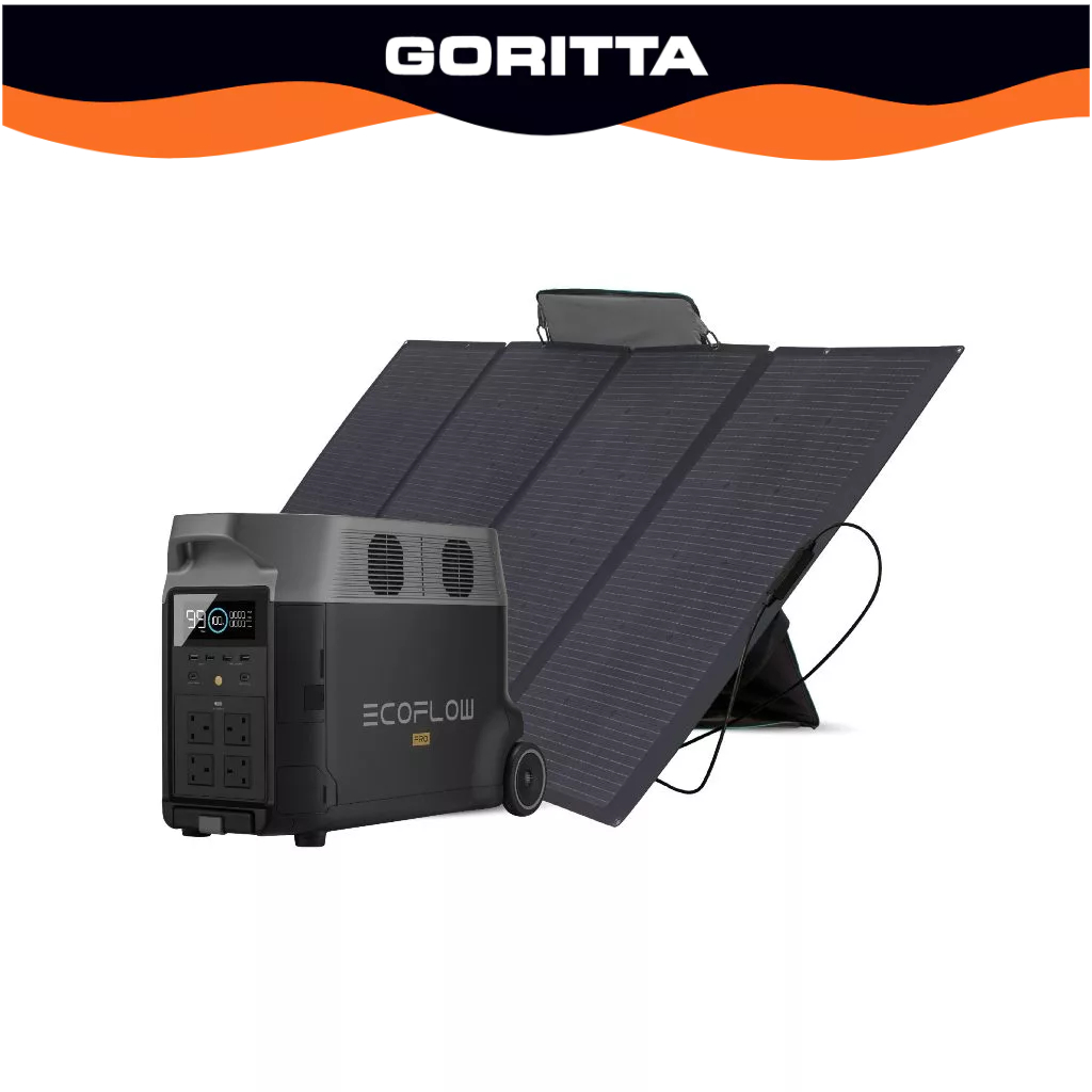 EcoFlow Power Station DELTA Pro + Solar Panel 400W | Shopee Malaysia