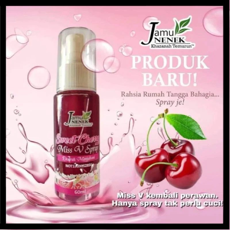 Jamu Nenek Miss V Spray 60 Ml ( Sweet Cherry ) | Shopee Malaysia
