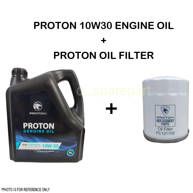 PROTON PETRONAS 10W30 ENGINE OIL SEMI SYNTHETIC 10W-30 ENGINE OIL 4L ...