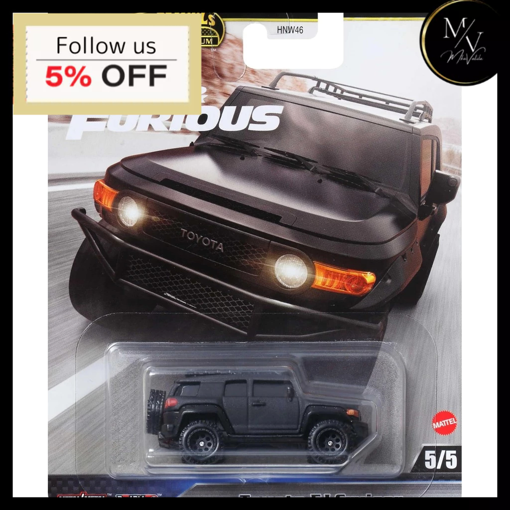 Hot Wheels Fast & Furious - Toyota FJ Cruiser Toy Car, Black, for Ages ...