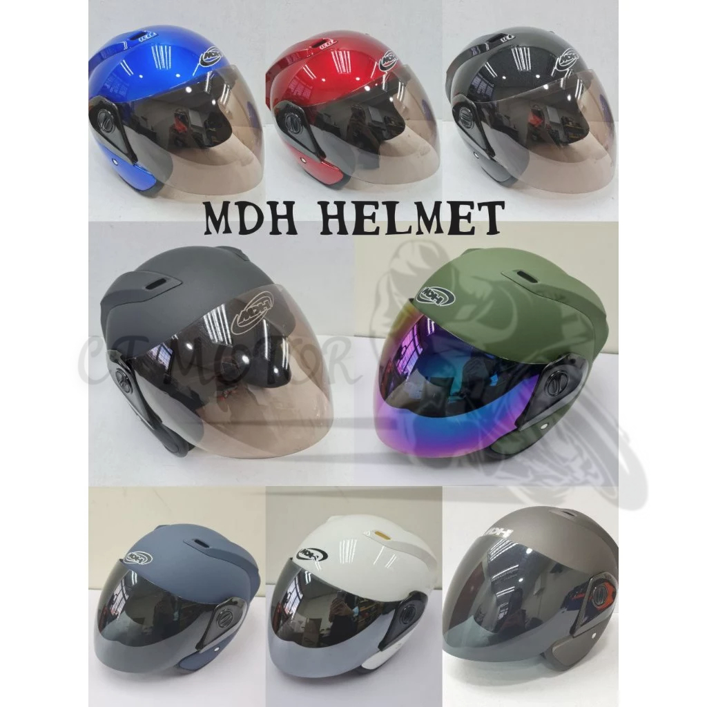 CTMOTOR MDH D2 Motorsikal Topi Keledar Helmet Topi sama “KHI corak ...