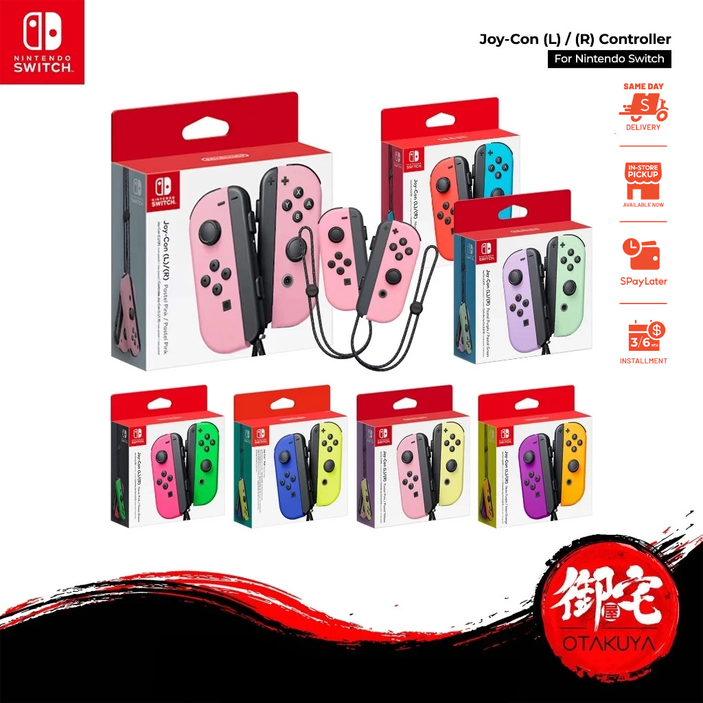 【6.6 SALE】Nintendo Switch Joy Con Controller (1 year Official Warranty ...