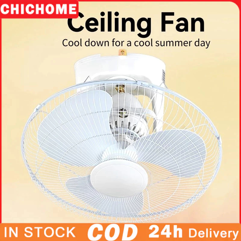 16" Auto Fan 360° Degree, Ceiling Auto Fan, 3 Blades Electronic ...