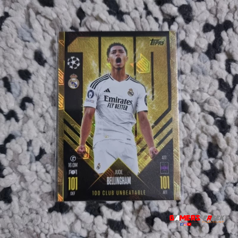 Topps Match Attax 2024-2025 Jude Bellingham Real Madrid 100 Club ...