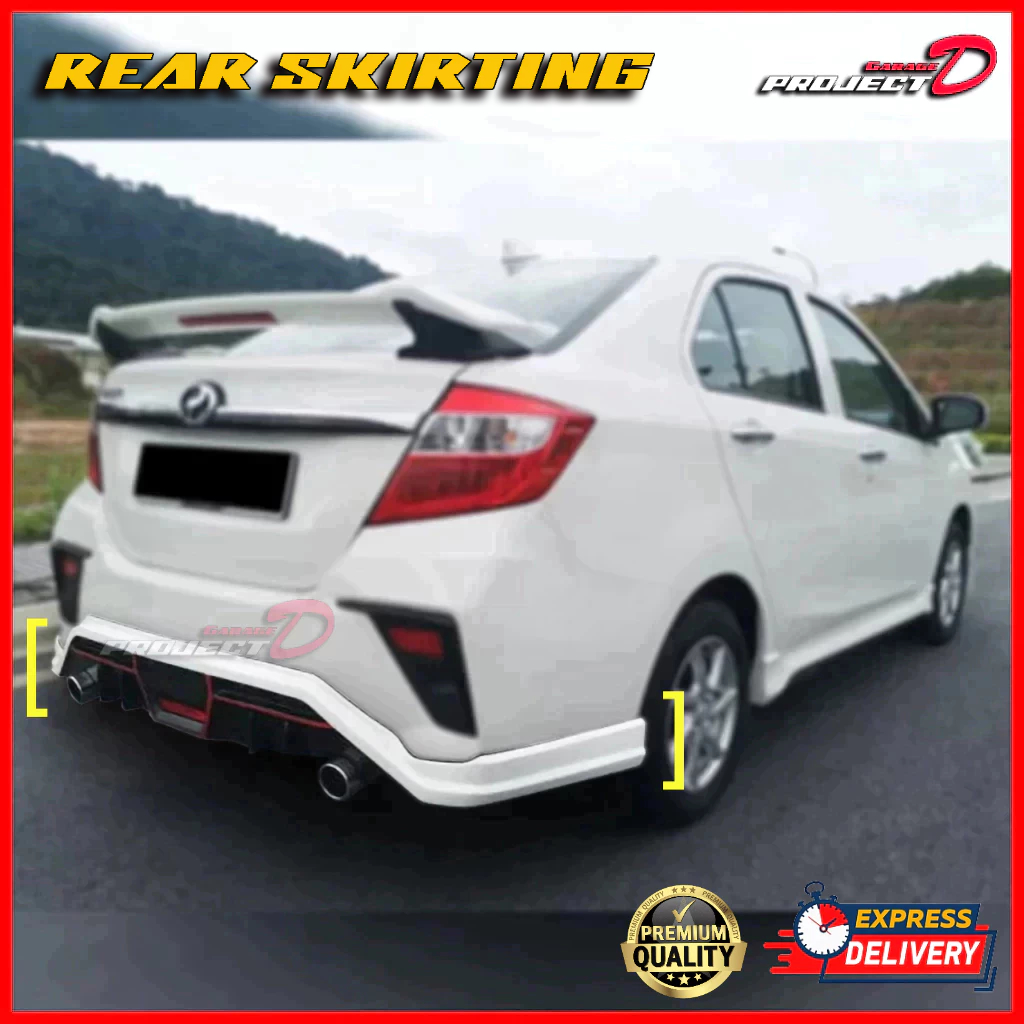 💥Ready Stock💥Perodua Bezza 2020 D68 PU Rear Skirting ( Without Painting ...