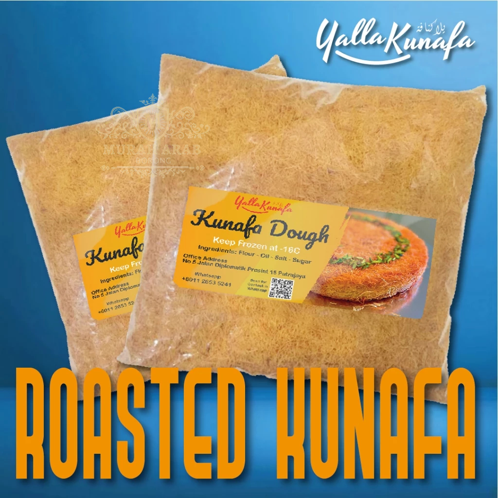 Roasted 500g - 1 kg Kunafa Dough Original by Yalla Kunafa | Shopee Malaysia