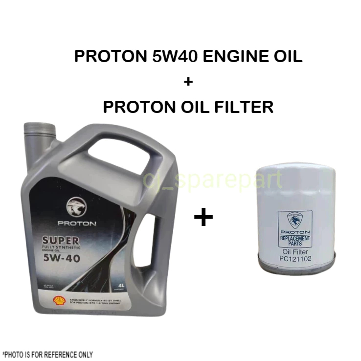 PROTON SHELL 5W40 ENGINE OIL 4L FULLY SYNTHETIC 5W-40 ENGINE OIL 4L ...