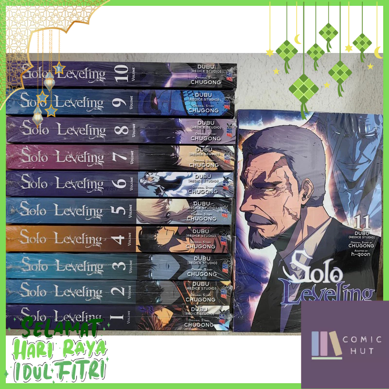 Solo Leveling Full Set (English Comics) vol. 1-13 Komik Book Manga ...