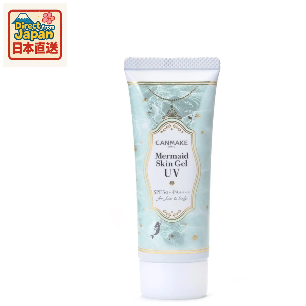 Canmake Mermaid Skin Gel UV C01 CICA Mint Sunscreen Gel SPF50 PA Disinfected with facial ...