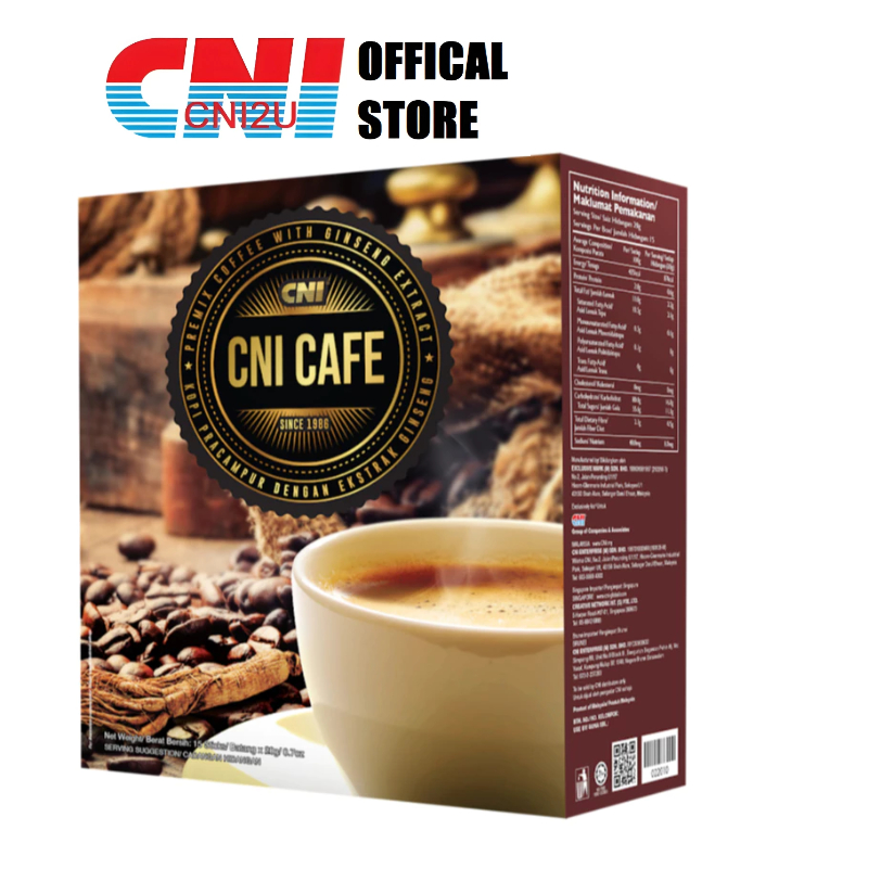 CNI Cafe Coffee With Ginseng (15's) | Shopee Malaysia