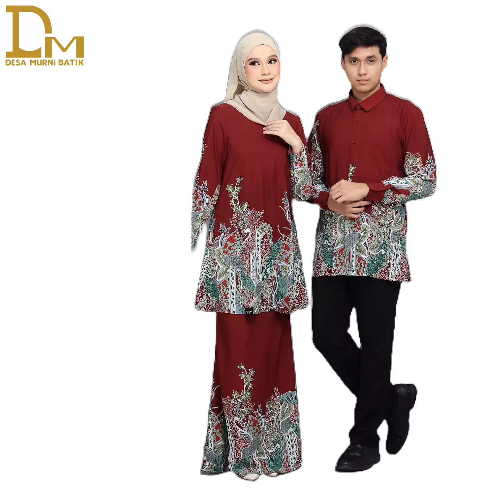 Desa Murni Batik Batik Sedondon Kurung Alana Cutting A & Kemeja Dm Slim ...