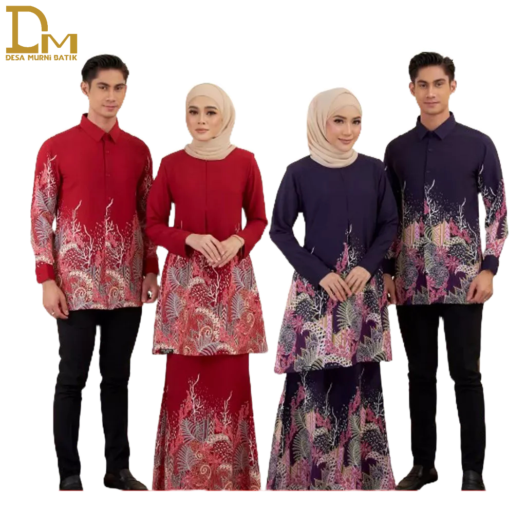 DESA MURNI BATIK Batik Sedondon Kurung Alana Cutting A & Kemeja Dm Slim ...