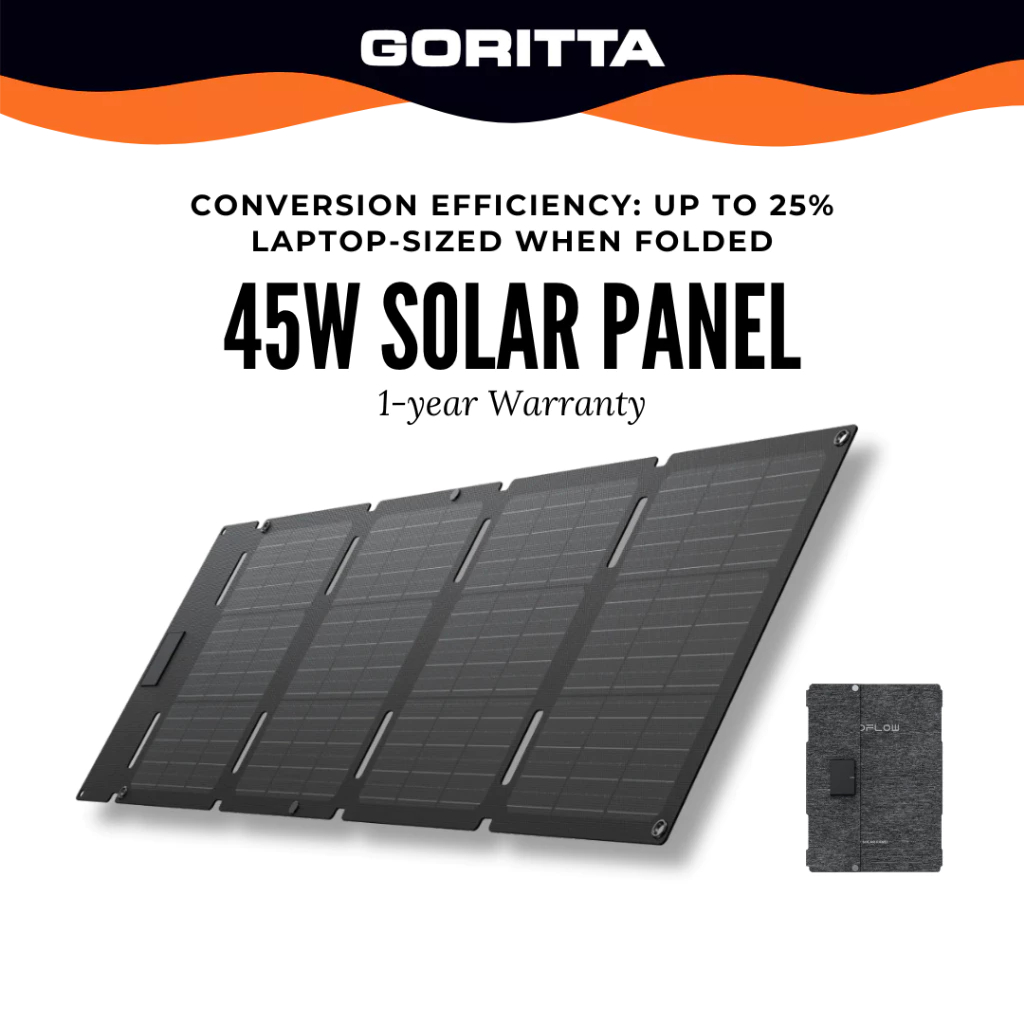 EcoFlow 45W Solar Panel (Monofacial) | Shopee Malaysia