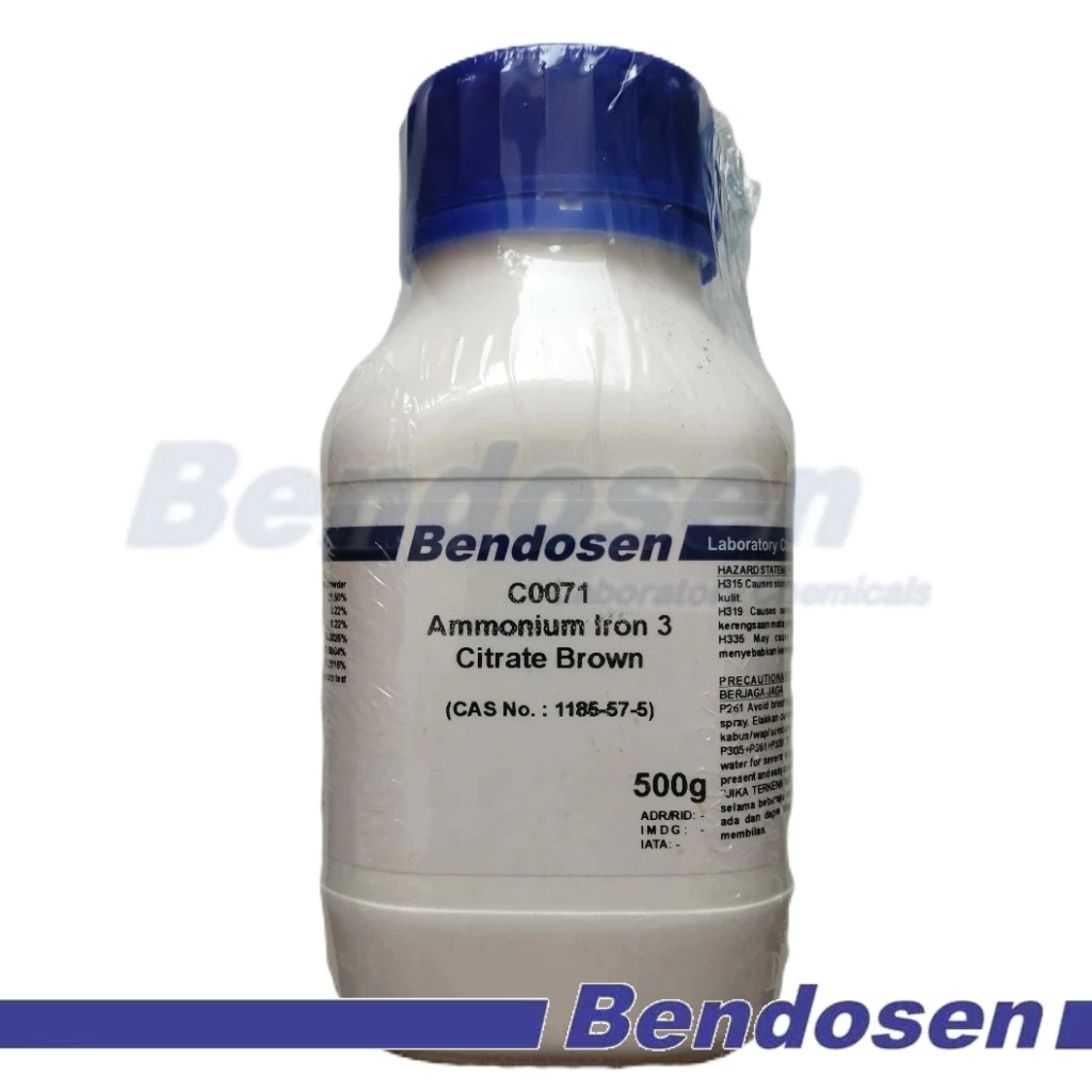 Ammonium Iron 3 Citrate brown AR, 500g, BENDOSEN | Shopee Malaysia