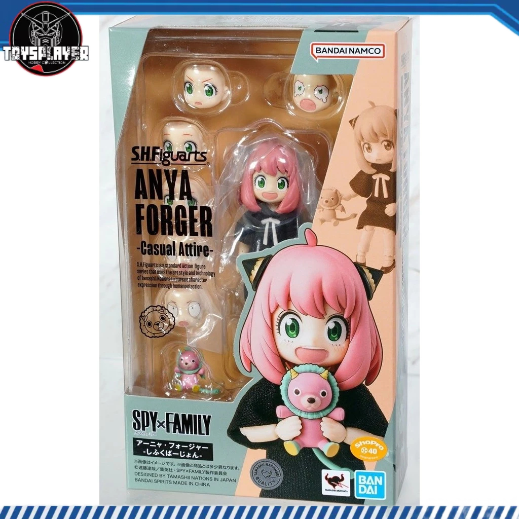 BANDAI TAMASHII S.H.Figuarts ANYA FORGER -Casual Attire Action Figure ...