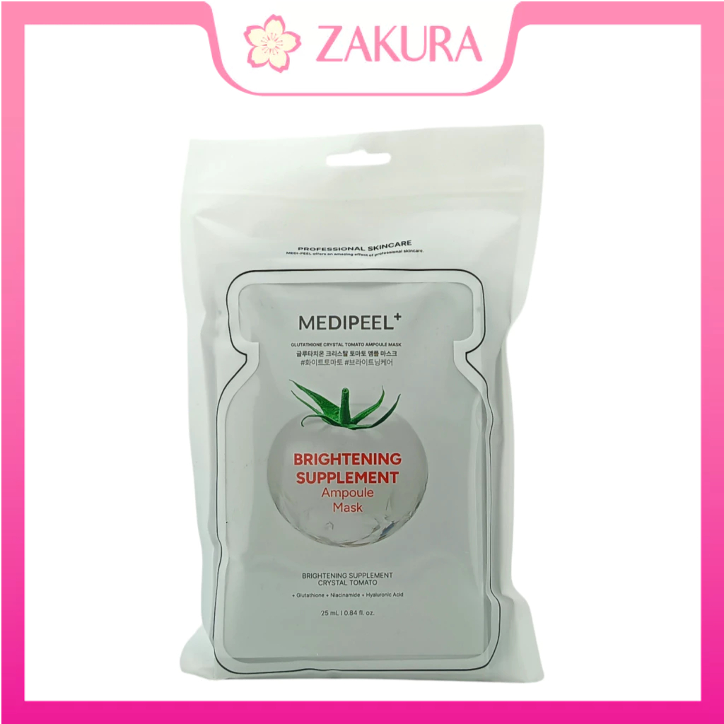 Medi-Peel Glutathione Crystal Tomato Ampoule Mask 10pcs | Shopee Malaysia