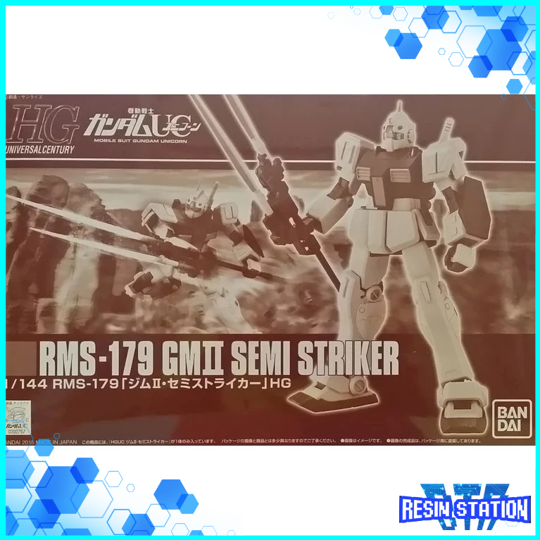 PB HGUC 1/144 RMS-179 GM II Semi Striker HG PREMIUM BANDAI GUNDAM GUNPLA MODEL KITS | Shopee ...