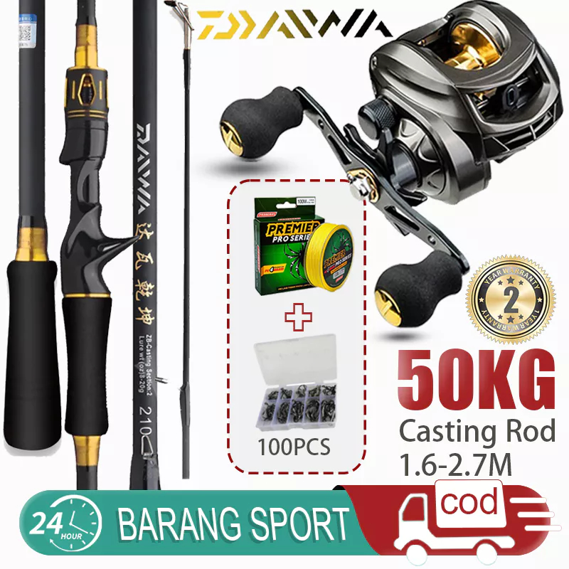 DAIWA 2025 NEW Fishing Rod Combo Reel Set Fishing Rod Set Full Set ...