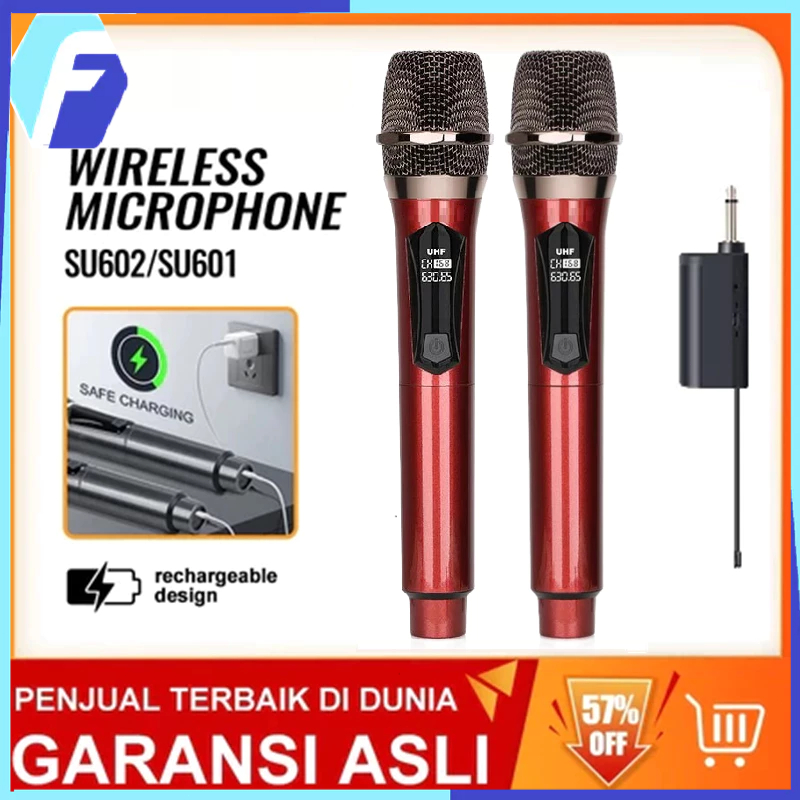 UHF Microphone Wireless Microphone Karaoke Mic Wireless Mic Mikrofon ...