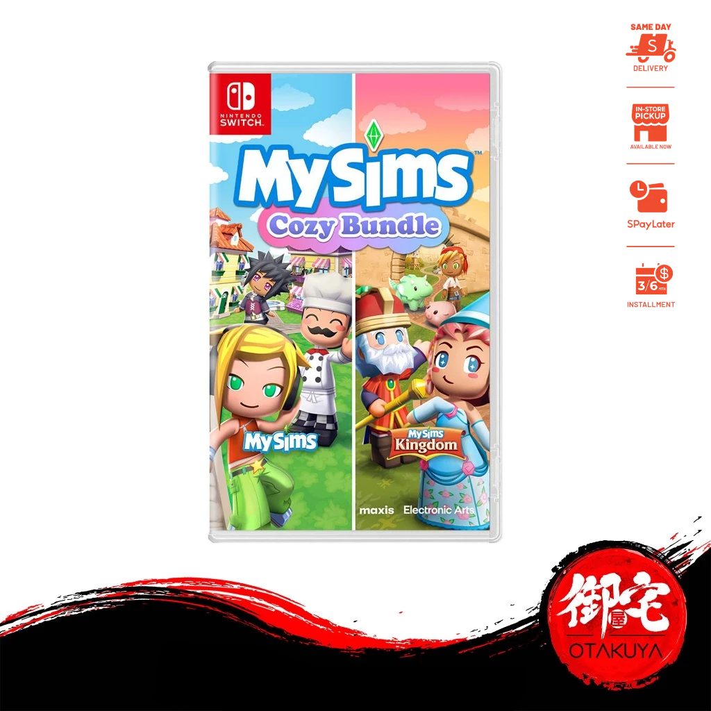【8.8 SALE】Nintendo Switch My Sims Cozy Bundle My Sims + My Sims Kingdom (English Version ...