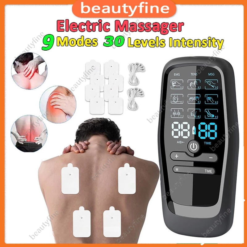 Rechargeable Massage Tens Machine Muscle Stimulator Physiotherapy ...