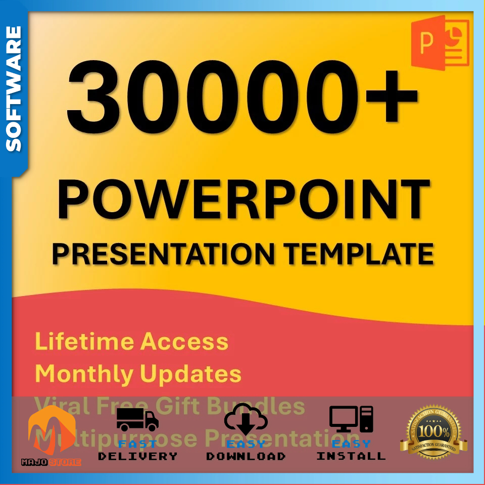 [PC SOFTWARE] 30,000+ Powerpoint Presentation Slides Premium Templates ...