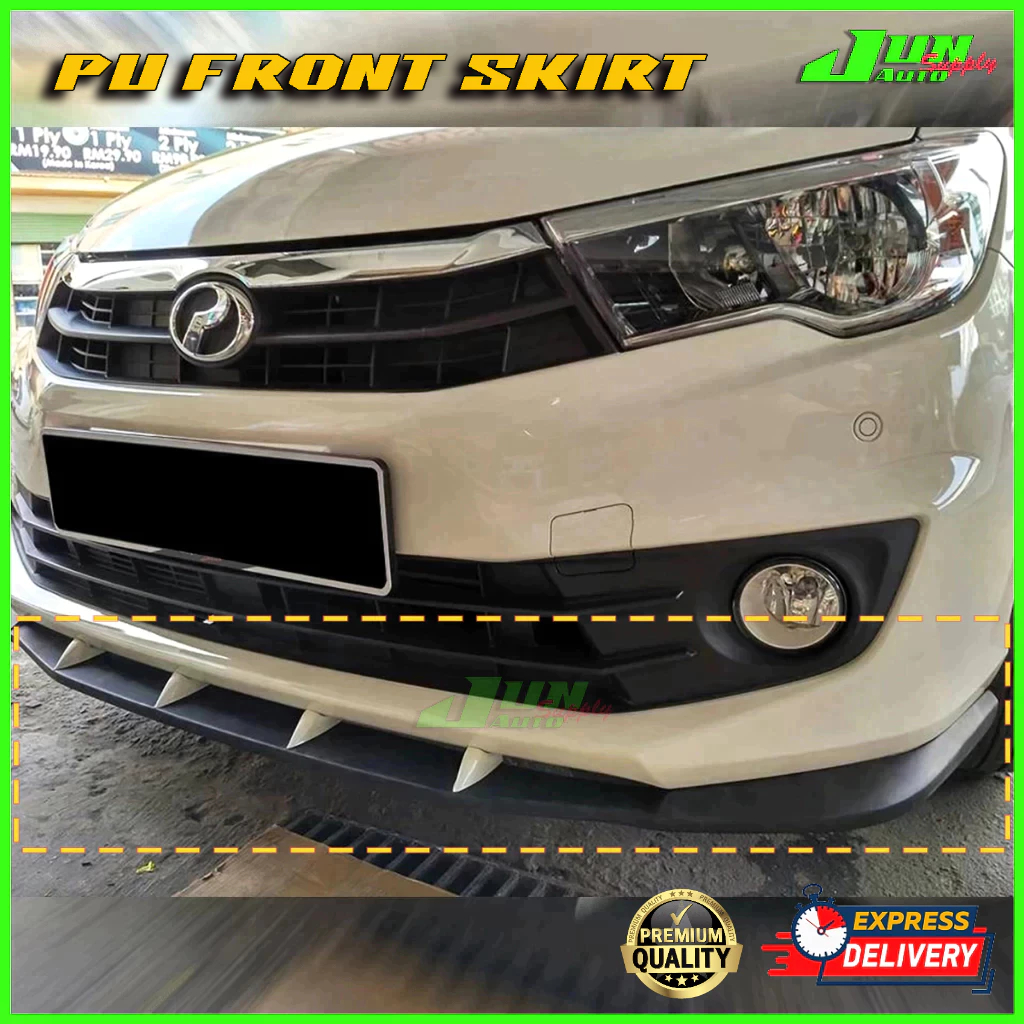 💥Ready Stock💥 Perodua Bezza **16 -19** Sportivo PU Front Diffuser ...