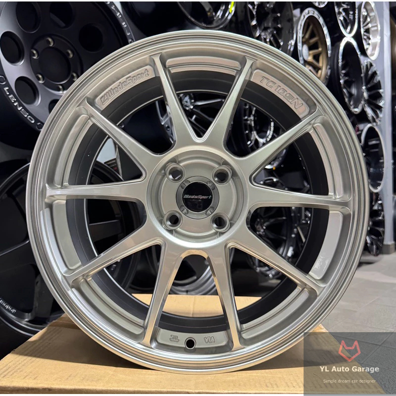TC105N [Silver] Sport Rim 17x8JJ ET35 (4x100) | Shopee Malaysia