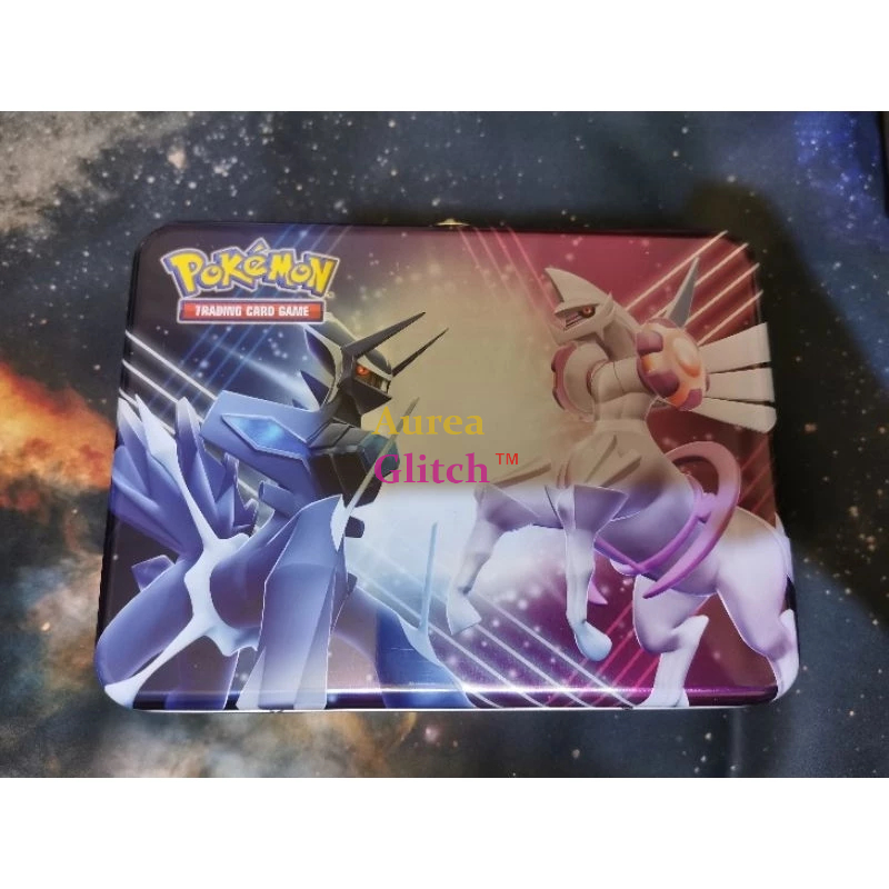 Pokemon TCG EMPTY Sword and Shield Dialga and Palkia Collector tin box ...