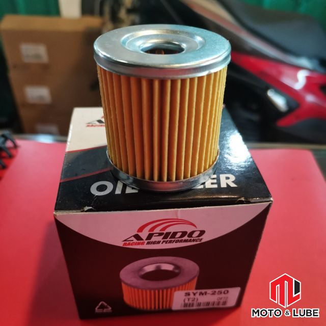 APIDO OIL FILTER SYM 250 (T2) | Shopee Malaysia