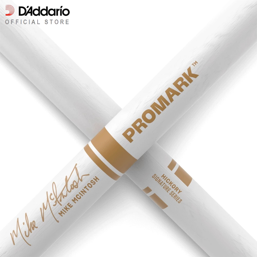 ProMark TXDCMM1W Mike Mcintosh Signature Hickory Wood Tip Drumstick ...