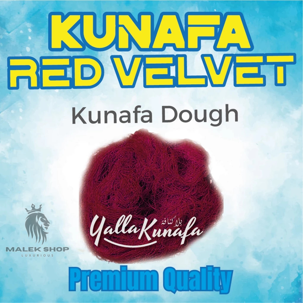 Kunafa Dough Red Velvet 500g - 1Kg by Yalla Kunafa | Shopee Malaysia