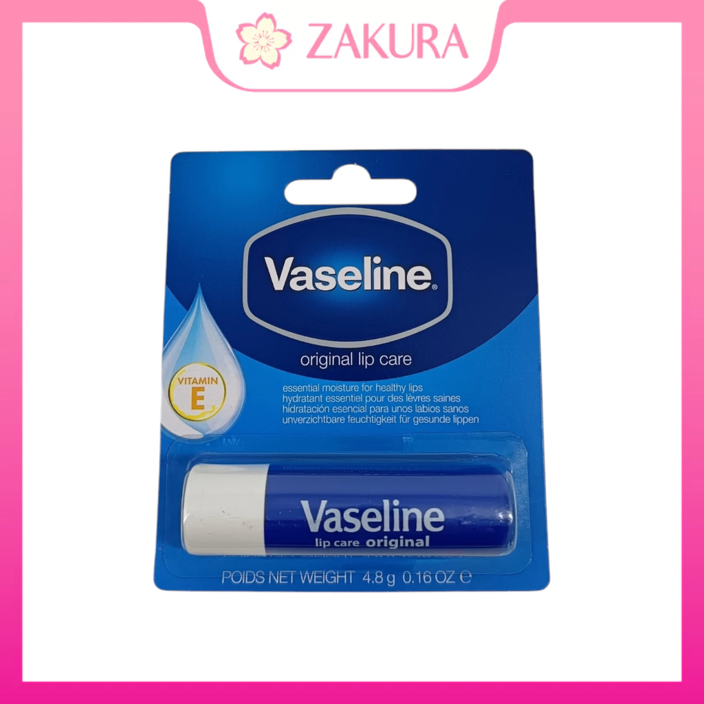 Vaseline Original Lip Stick / Aloe Lip Stick / Rosy Lips Lip Stick / Cocoa Butter Lip Stick - 4 ...