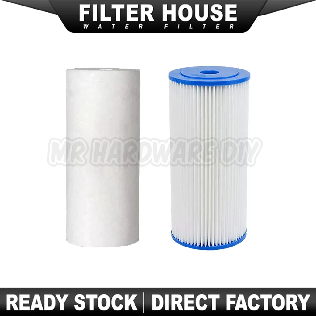 10" Big Jumbo PP Fibre / Pleated Sediment Filter Catridge Replacement ...