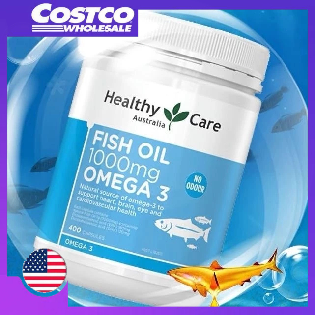 【EXP:2027】Healthy Care Fish Oil Omega 3 1000mg 400 Capsules-Costco | Shopee Malaysia