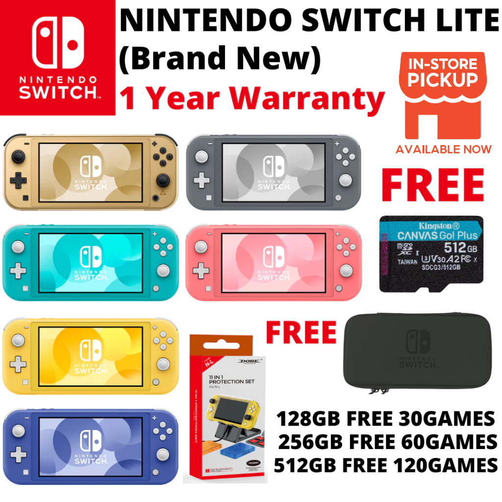 Nintendo Switch Lite CFW with Free Games (Brand New) | Shopee Malaysia