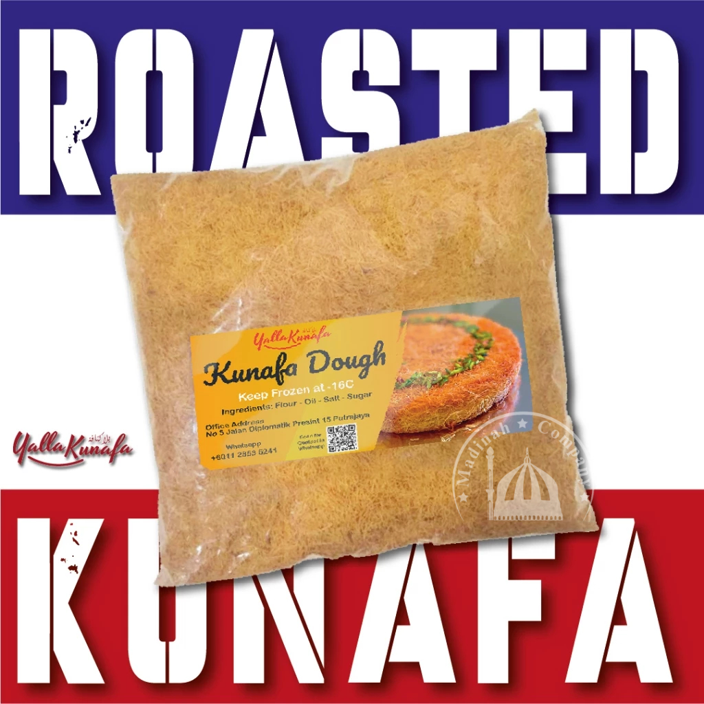 Kunafa Dough Roasted 1kg Original by Yalla Kunafa | Shopee Malaysia